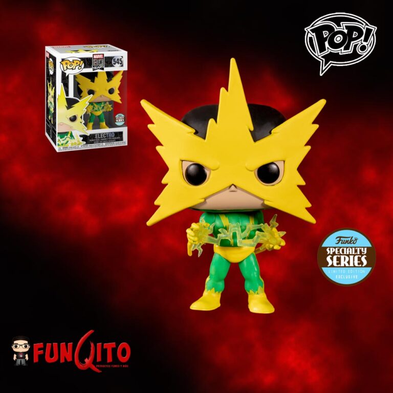 Marvel 80 Años Electro Funko Pop! SS Exclusivo - FUNQITO