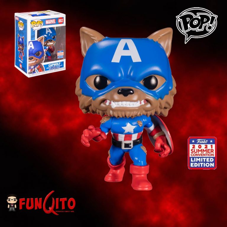 Marvel Capwolf Funkon 2021 Funko Pop! - FUNQITO