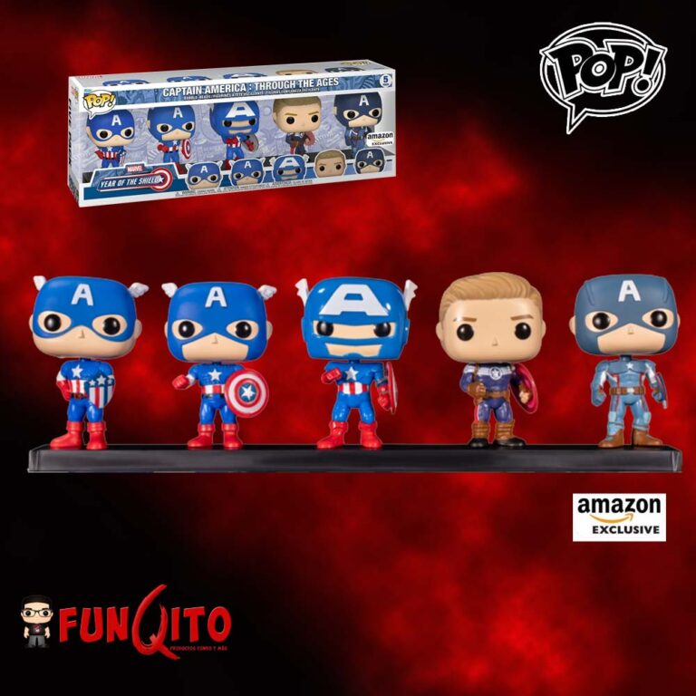 Marvel Año del Escudo Capitán América 5 Pack Funko Pop! Exclusivo - FUNQITO