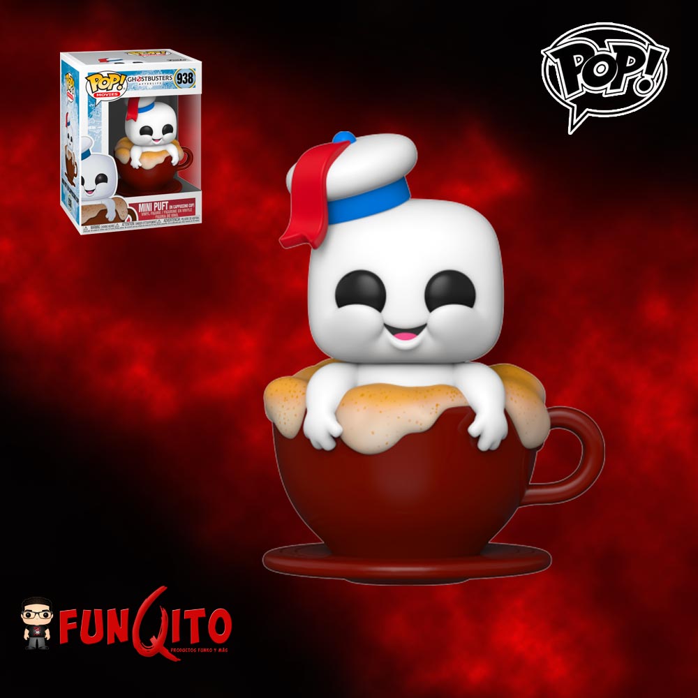 Cazafantasmas El Legado Mini Puft Capuccino Funko Pop FUNQITO