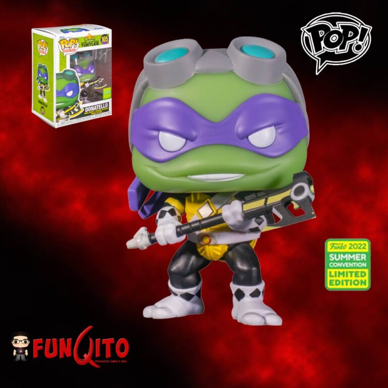Tortugas Ninja + Power Rangers Donatello SDCC 2022 Funko Pop! - FUNQITO