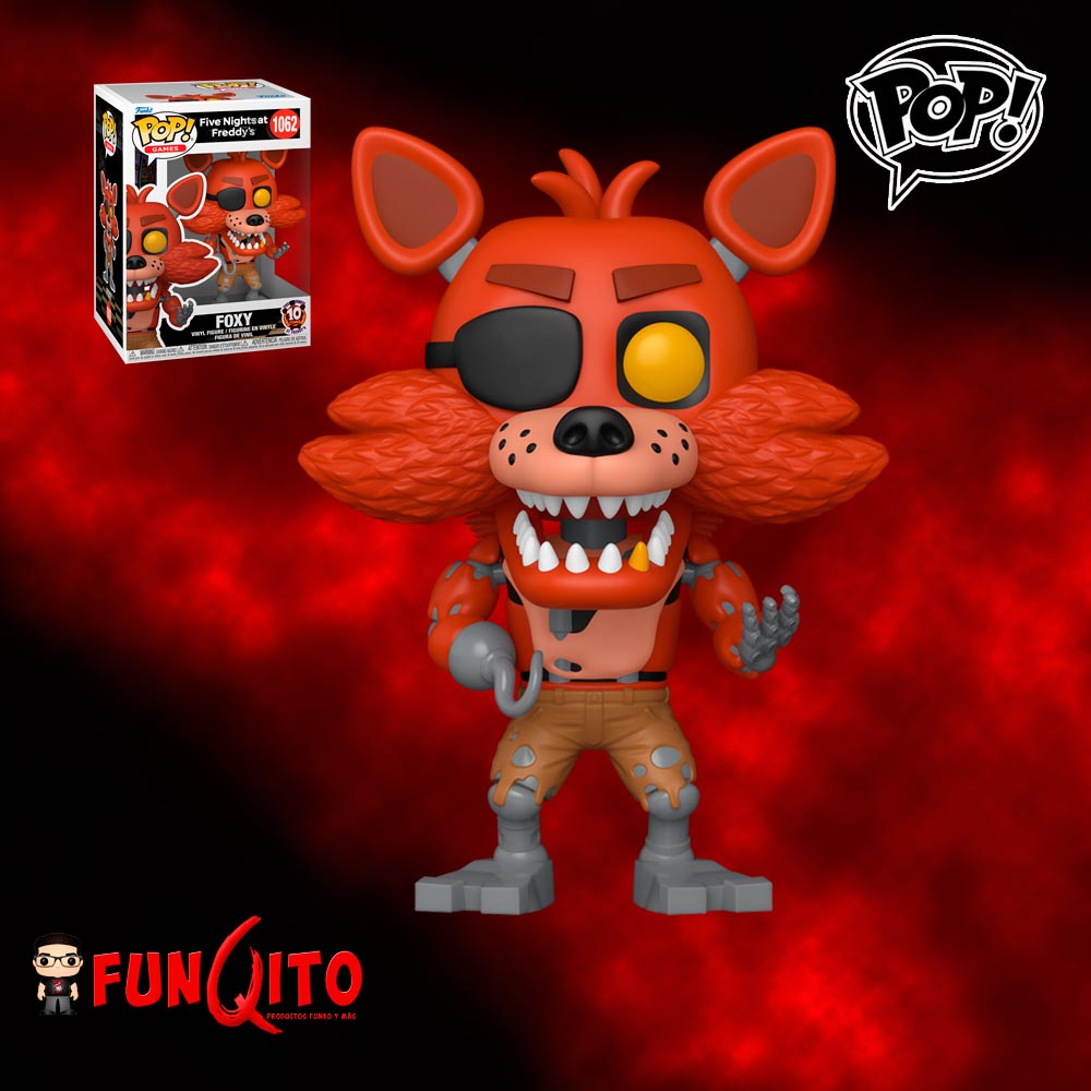 FNAF 10 años Foxy Funko Pop! - FUNQITO
